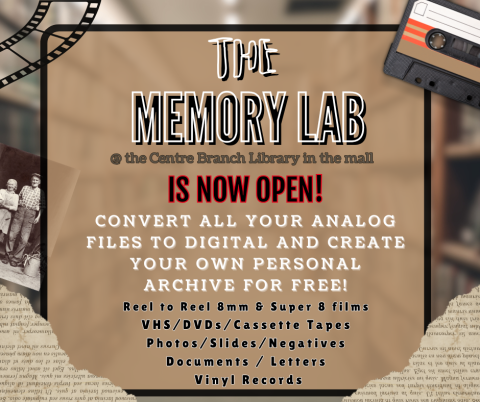 Memory Lab Orientation | Wicomico Public Libraries